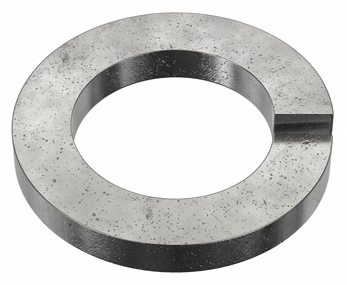 Steel, 1 1/4 in Screw Sz, Split Lock Washer - 5CUK1|LWLIS125USA-450BX ...