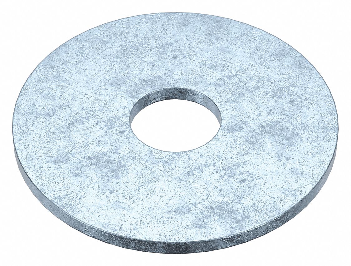 Case Hardened, Zinc Plated, Large O.D. Oversized Washer - 5CUP3 ...