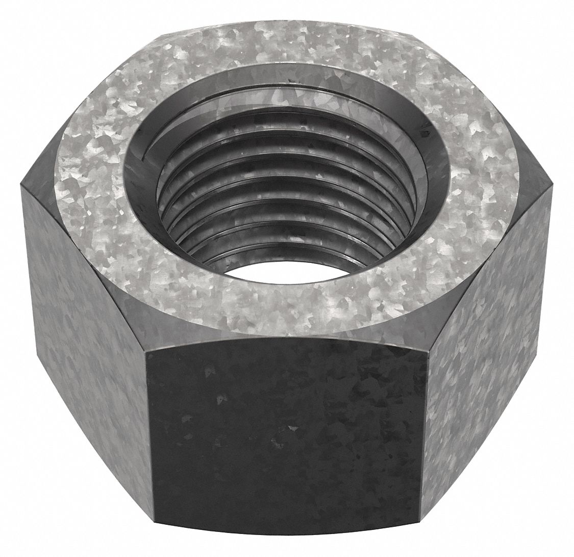 Heavy Hex, 2"-4 1/2 Thread, Hex Nut - 5CVH4|HHNI2H200G-065BX - Grainger
