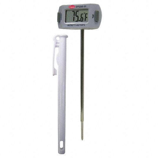 COOPER ATKINS Item Digital Pocket Thermometer, Temp. Range (F) -40 to ...