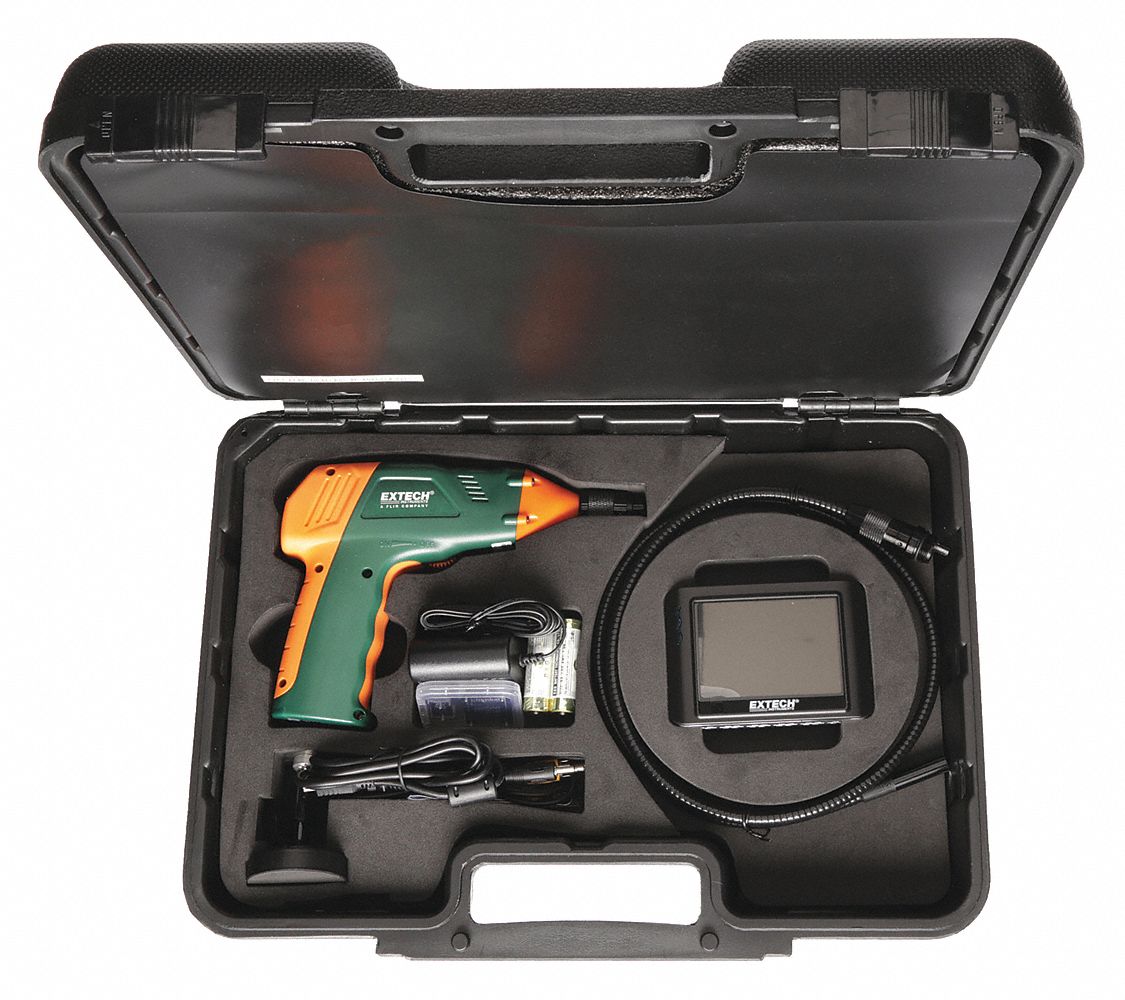 EXTECH, 640 x 480, 36 in Shaft Lg, Inspection Camera - 5CVT1|BR250 ...