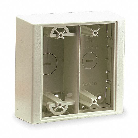2-gang Deep Box, Material of Construction Nonmetallic - Grainger