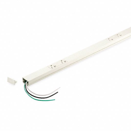 Raceway Strip, Number of Circuits 1, Amps 15 - Grainger