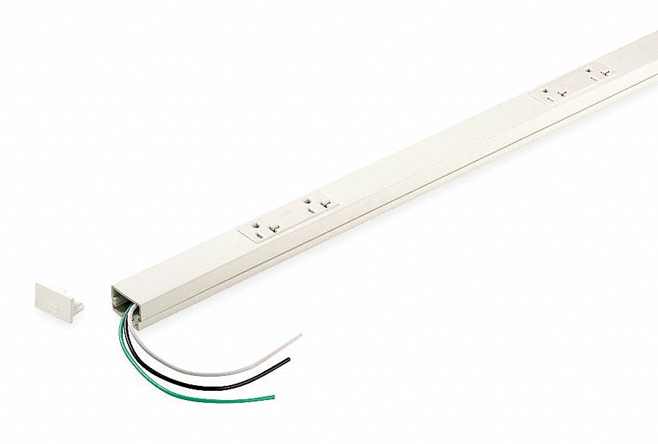 Raceway Strip, Number of Circuits 1, Amps 20 - Grainger