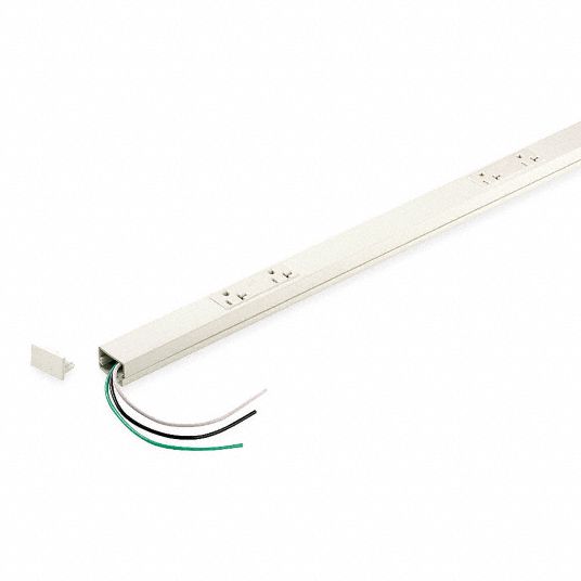 Raceway Strip, Number of Circuits 1, Amps 20 - Grainger