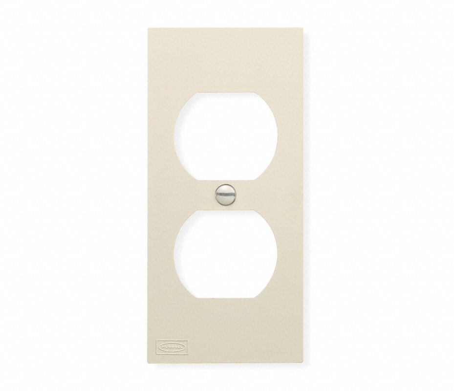 HUBBELL WIRING DEVICE-POLYTRAK Placa Frontal,Receptáculo Doble - 1EKM0 ...