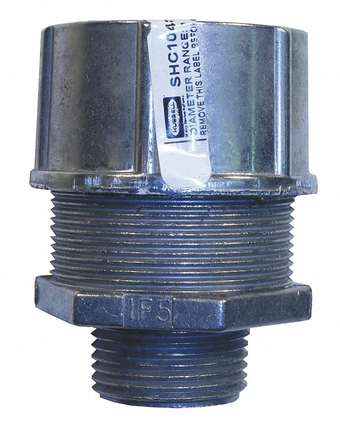 HUBBELL WIRING DEVICE-KELLEMS Liquid Tight Cord Connector, 1.13 in to 1 ...