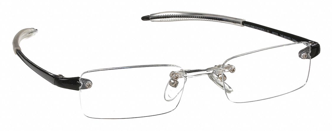 OPTX2020 Lentes para Leer Bifocales Transparente Antirrayaduras, +1.0 ...