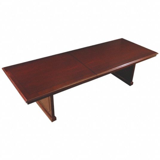 Conference Table,Rect,120W,Sierra Cherry - Grainger