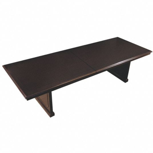 Conference Table,Rect,120W,Mahogany - Grainger