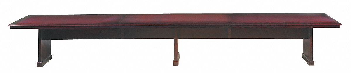 Conference Table,Rect,18ft,Mahogany - Grainger