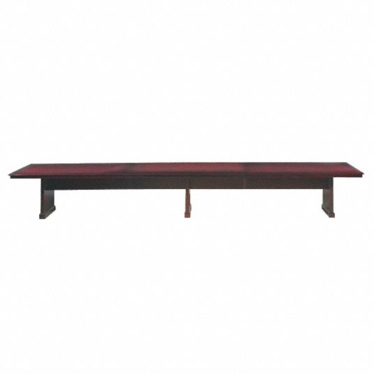 Conference Table,Rect,18ft,Mahogany - Grainger