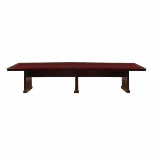 Conference Table,Rect,20ft,Sierra Cherry - Grainger