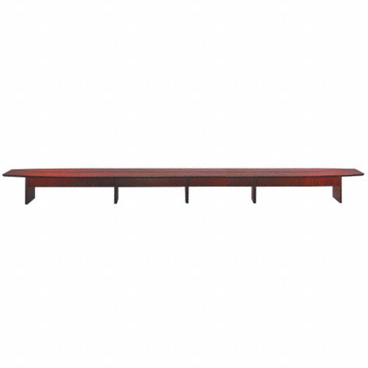 Conference Table,Boat,30ft,Sierra Cherry - Grainger