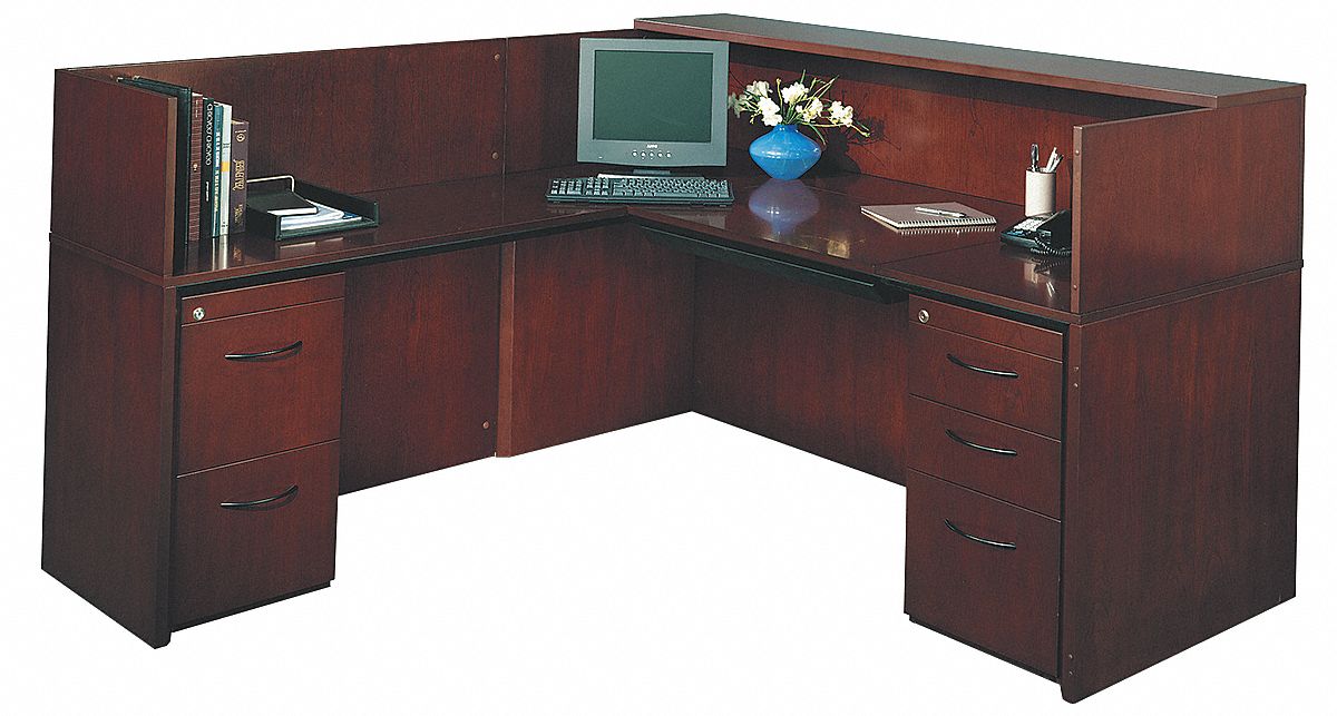 Reception Desk, Left Hand - Grainger