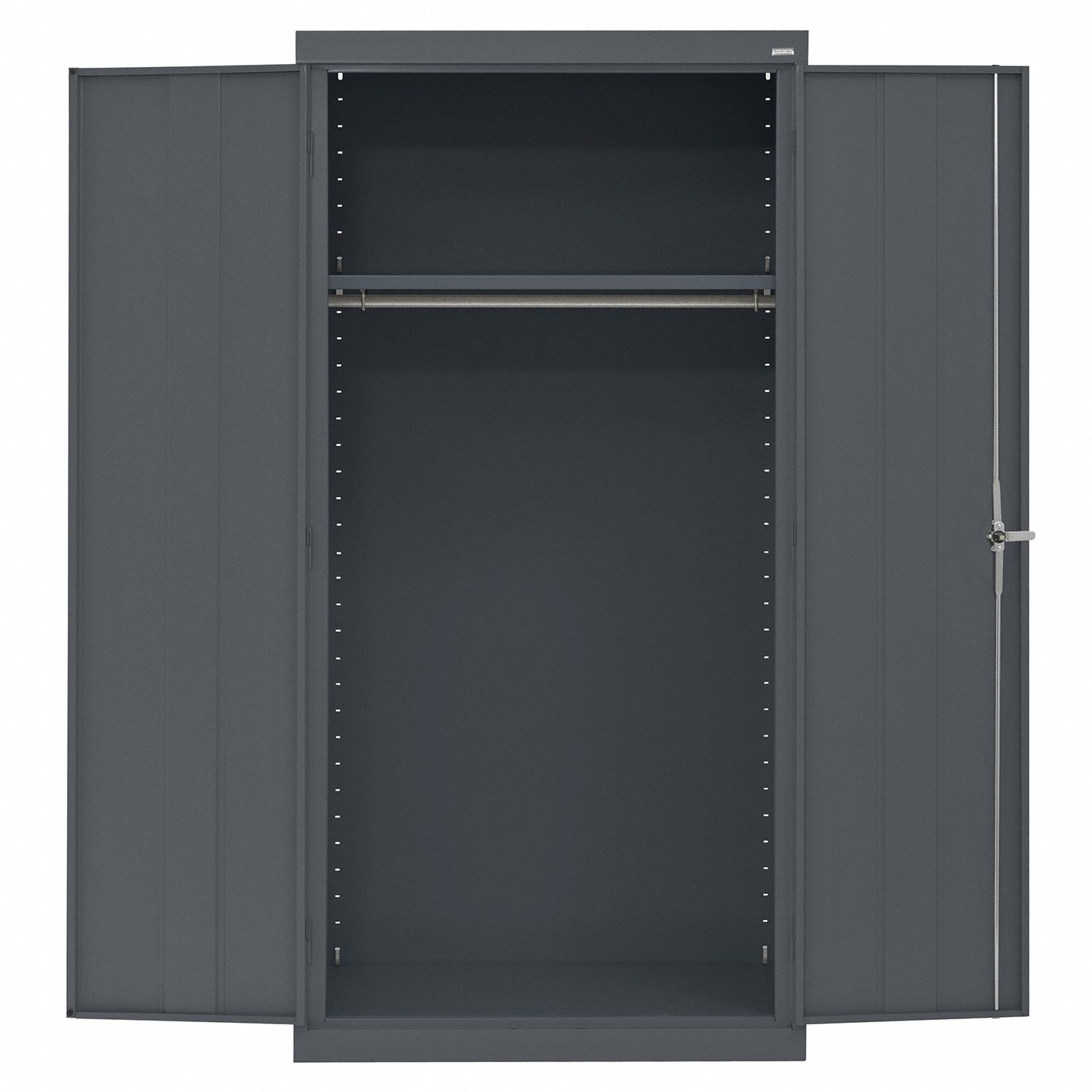 SANDUSKY Storage Cabinet: 36 in x 24 in x 72 in, 1 Adj Shelf, Swing ...