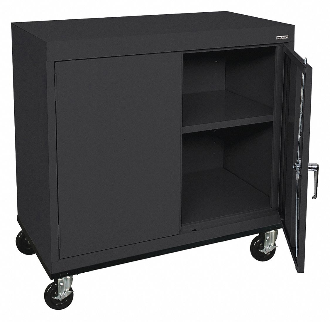 SANDUSKY, Casters, 36 in x 24 in x 36 in, Storage Cabinet - 5DCL9 ...