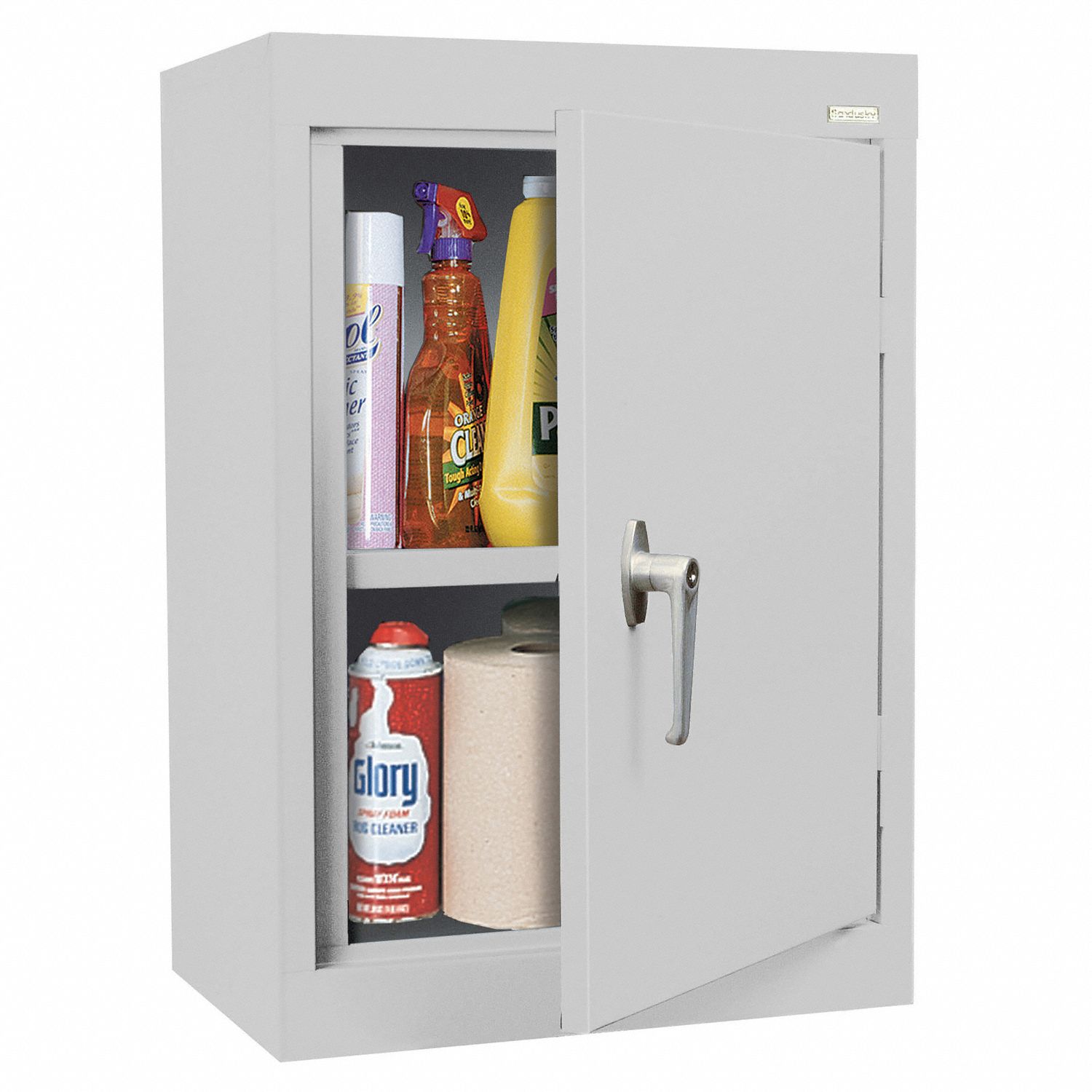 SANDUSKY Wall Cabinet: 18 in x 12 in x 26 in, Solid, 2 Adj Shelves ...