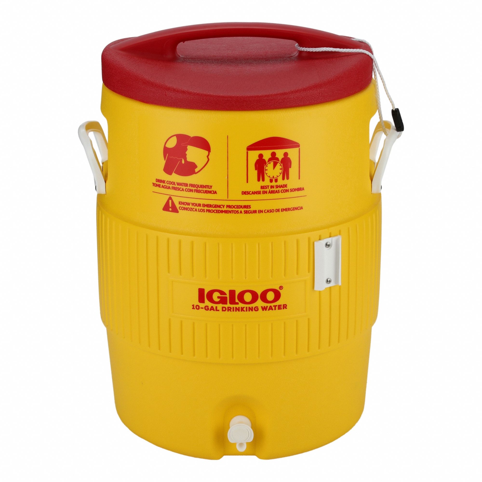 IGLOO, Yellow, Red, Beverage Dispenser - 5DDC0|48154 - Grainger