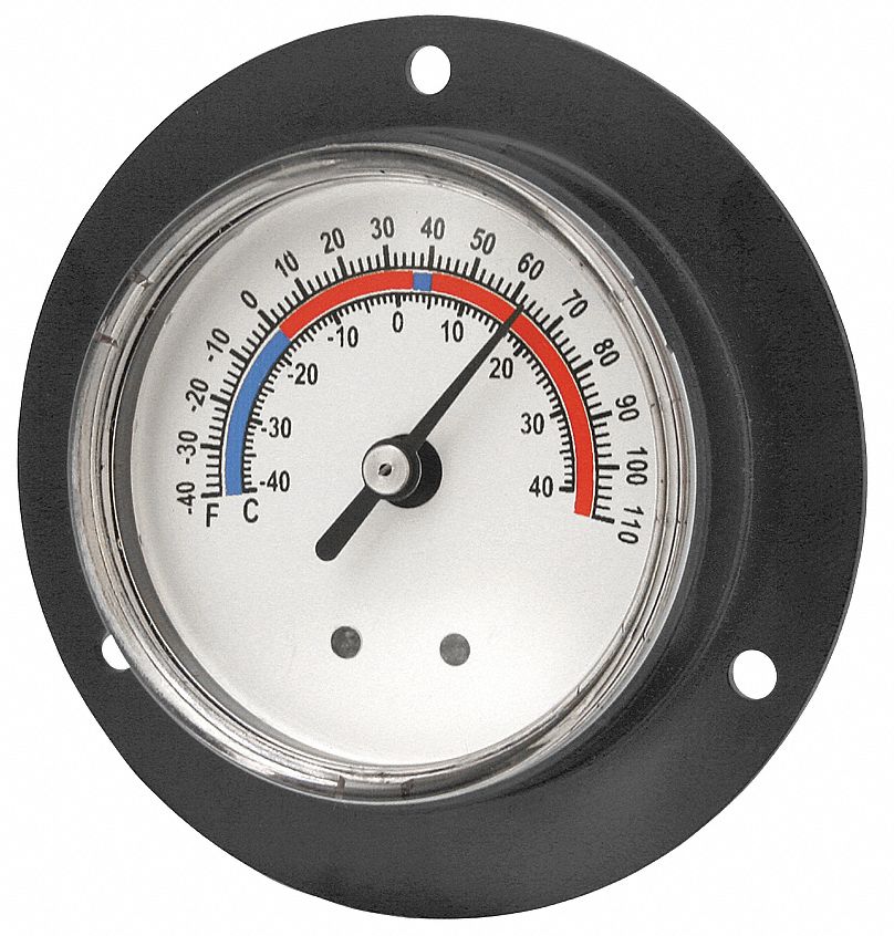 Analog Panel Mount Thermometer - Grainger