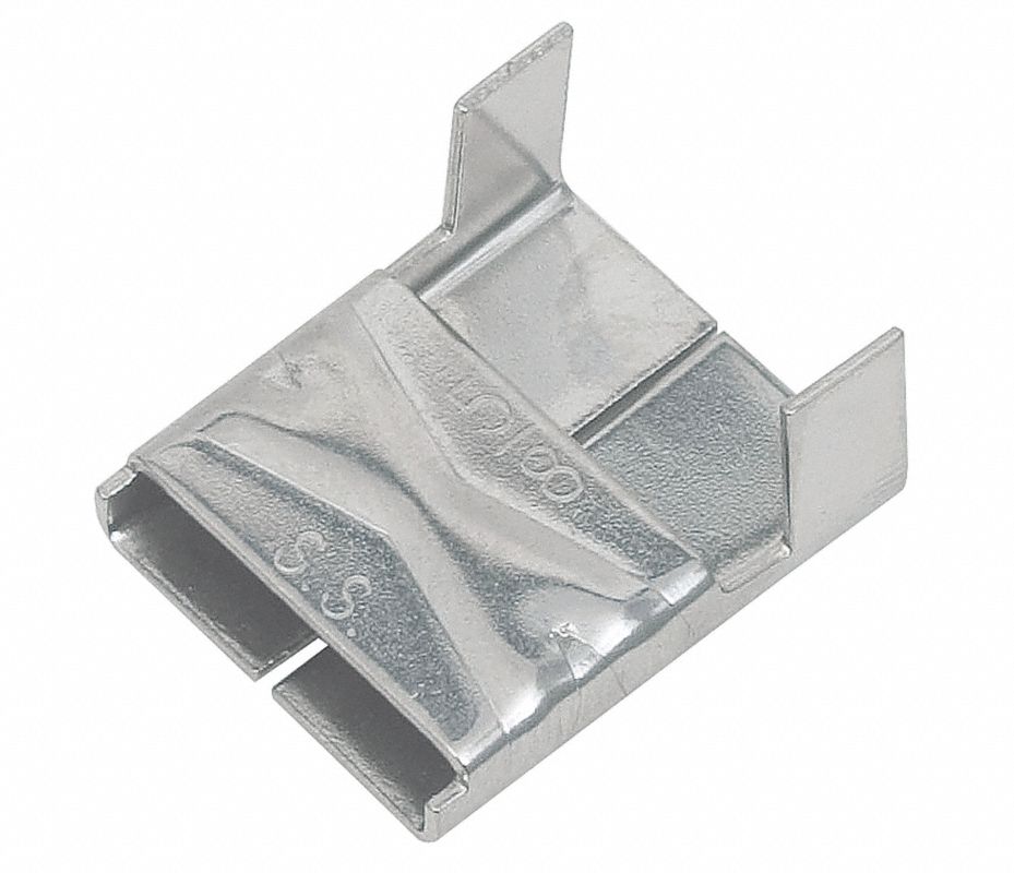 BAND-IT Clip para Cintas 200/300 SS 5/8" Paquete con 50 - Sellos para ...