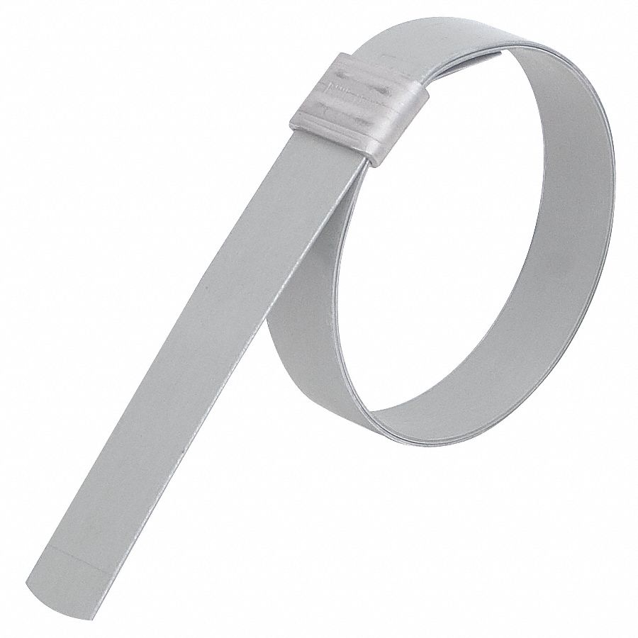 BAND-IT Preformed Band Clamp: Galvanized Carbon Steel, 1 1/2 in Inside ...