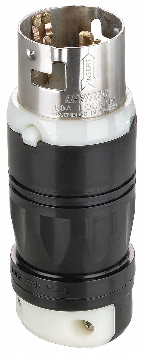 50 A, 250V AC, Locking Plug - 792UA3|CS8265C - Grainger