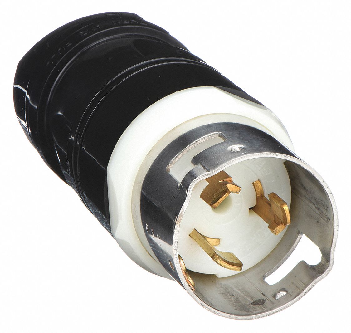3 Poles, Shrouded, Locking Plug - 5DLN7|CS836-5C - Grainger