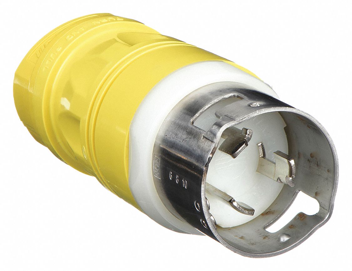 3 Poles, Locking Plug - 5DLP2|6365-CR - Grainger