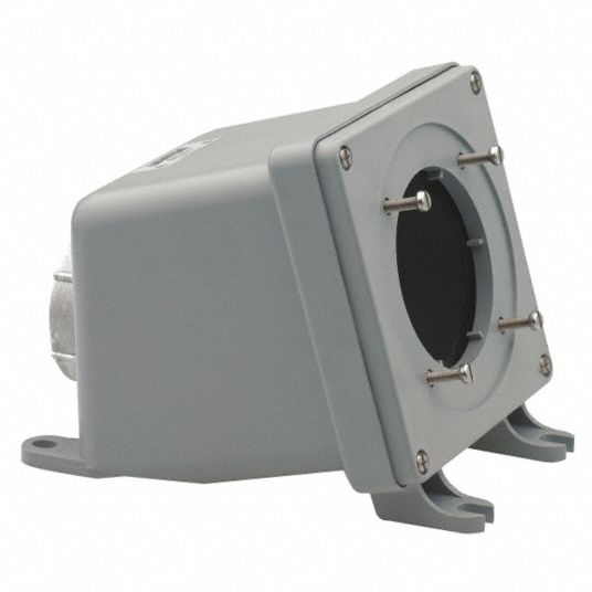 Angle Back Box, Dead End, 100 Amps, 8 1/4 in Length, 5 3/4 in Width ...