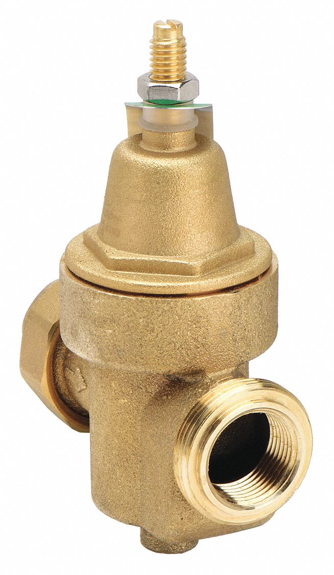 WATTS, LFN55B-M1, Lead Free Brass, Water Pressure Reducing Valve ...