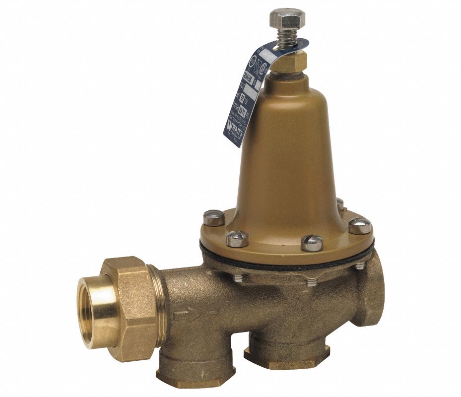 WATTS Válvula Red,S/Cedazo,Tam 1-1/2plg,300psi - Válvulas Reductoras de ...