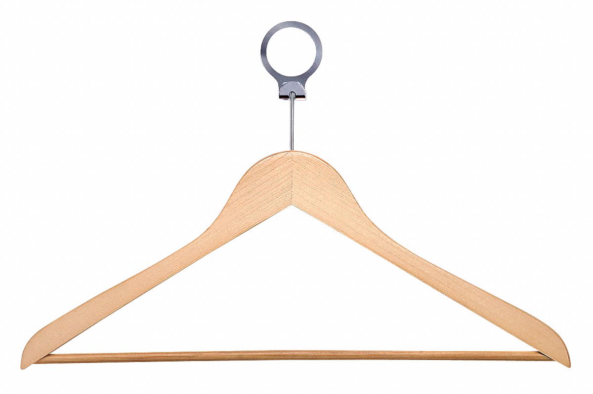 HONEY-CAN-DO, Closed Hook, Wood, Clothes Hanger - 5DMK9|HNG-01733 ...