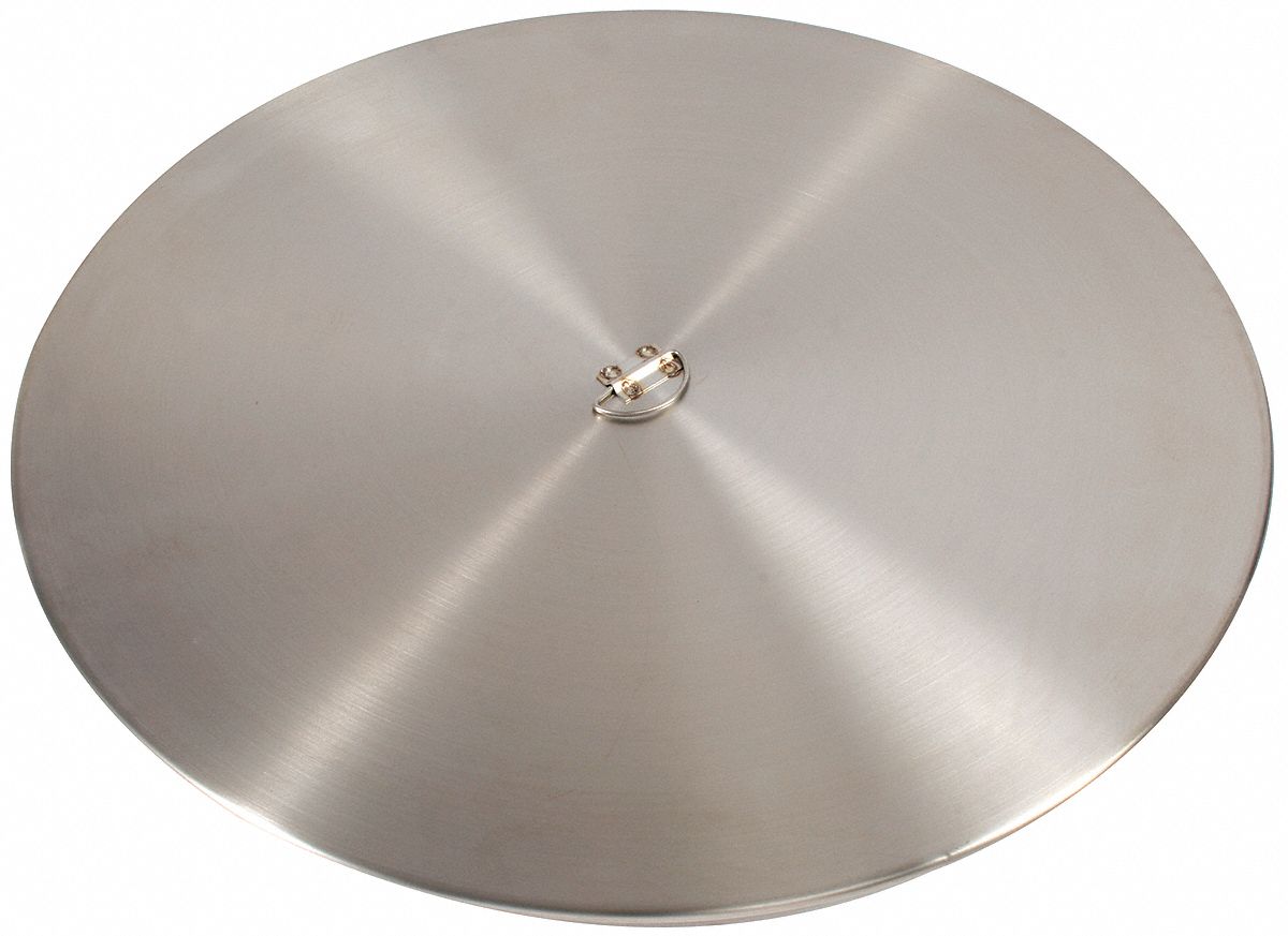Sieve Cover With Ring, Stainless Steel, 12 in Dia., ASTM E11 - Grainger
