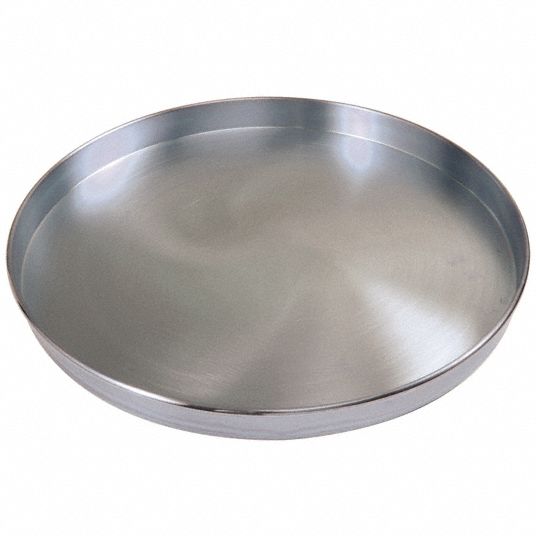 Sieve Bottom Pan, Stainless Steel, 12 in Dia., 1 in Overall Depth, ASTM ...