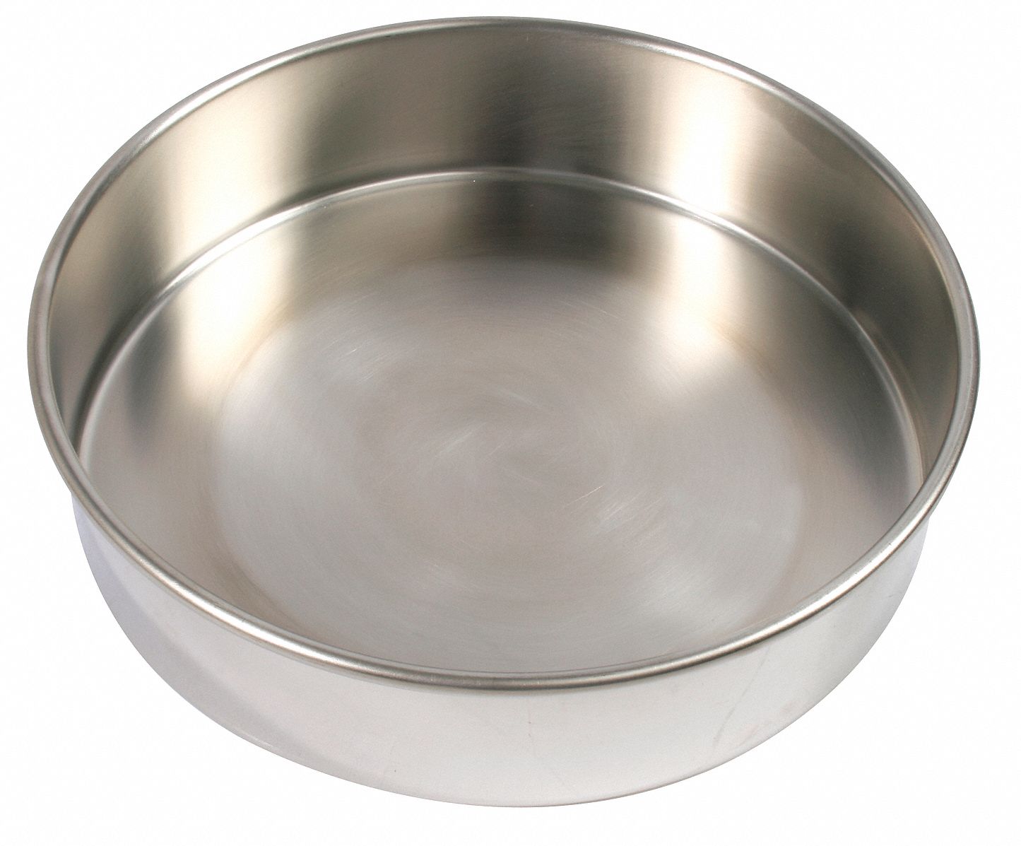 Sieve Bottom Pan, Stainless Steel, 8 in Dia., 2 in Overall Depth, ASTM ...