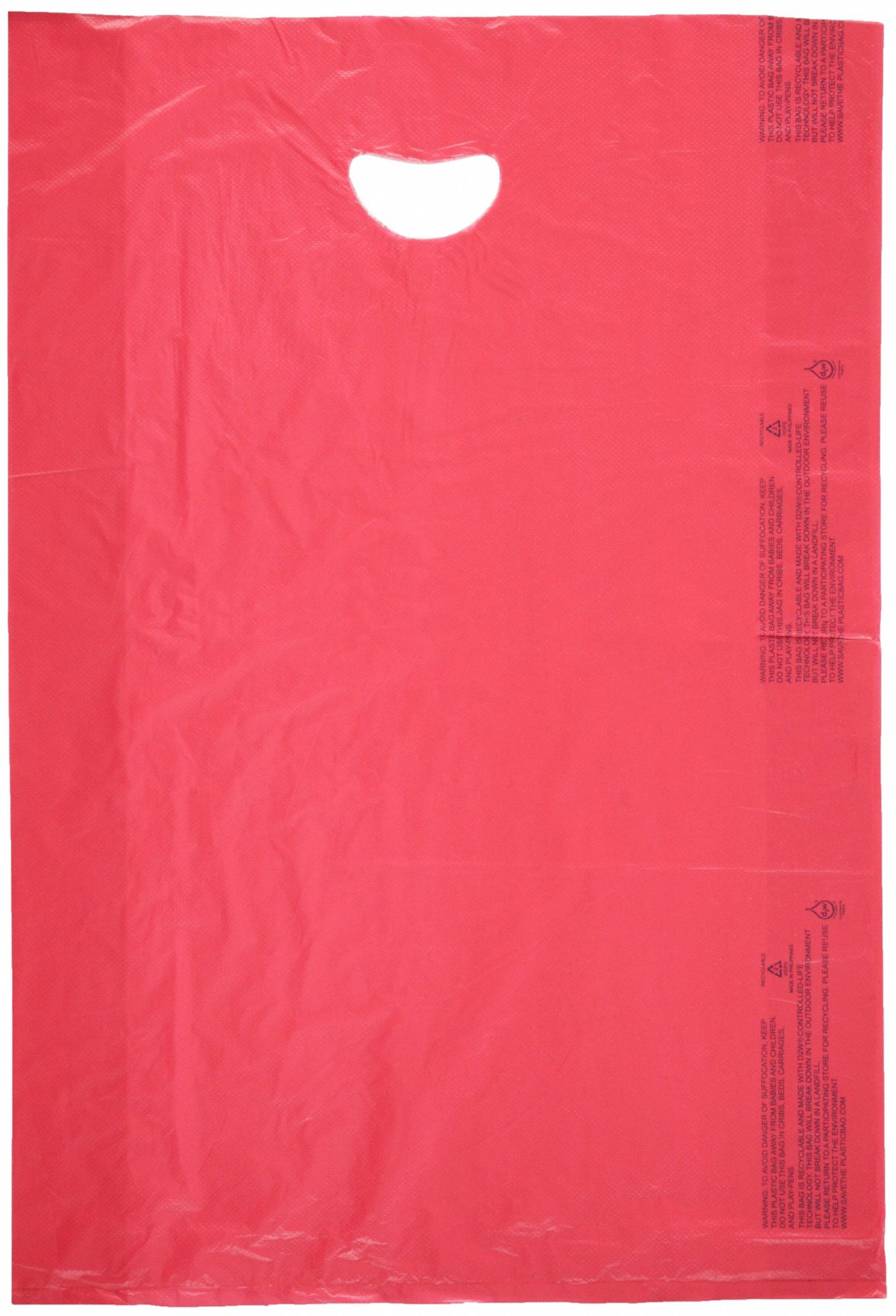 4 in Dp, 24 in Ht, Merchandise Bag - 5DUL6|5DUL6 - Grainger