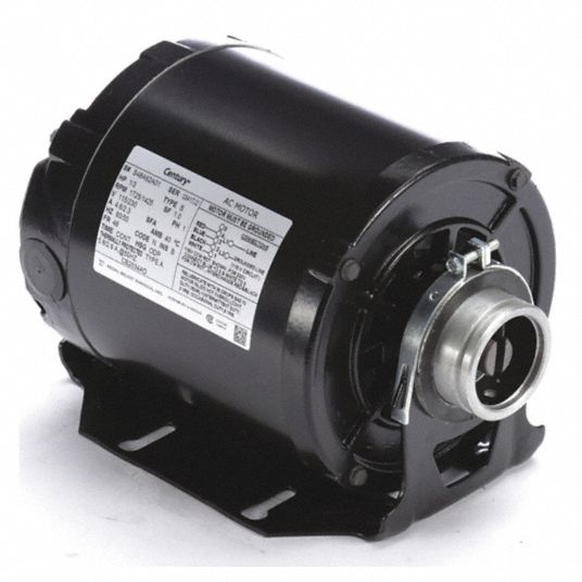 CENTURY, Cradle Base Mounting, 1/3 HP, Carbonator Pump Motor - 5DVX9 ...
