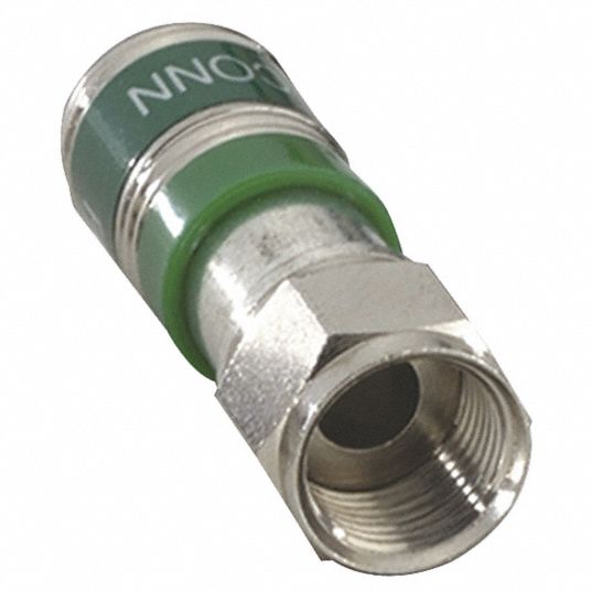 Coaxial Connector, Silver, 0 to 4 GHz - Grainger