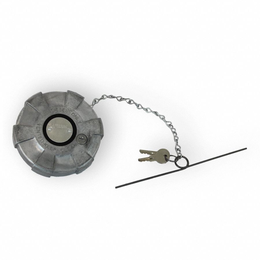 Lockable, Threaded with Chain and Cross Bar, Fuel Cap - 5DYX2|600181-1 ...