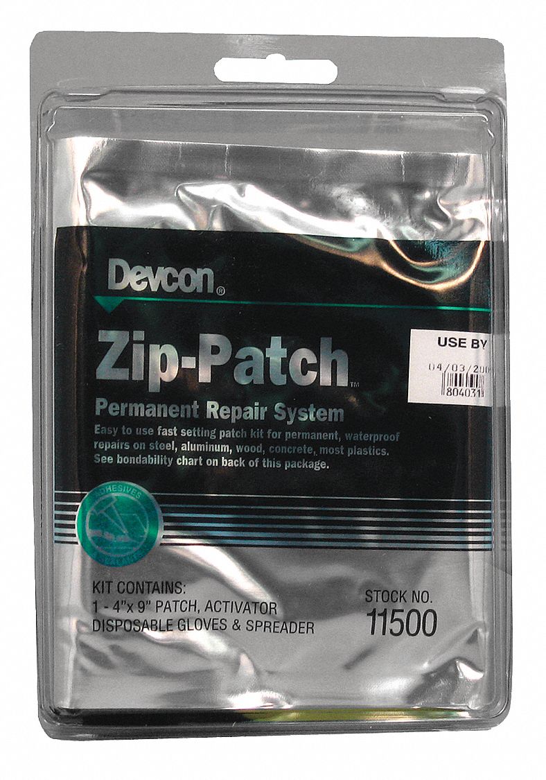 4 x 9 in Patch 2 Part Epoxy Patch with Temp. Range of Up to 200 Degrees ...
