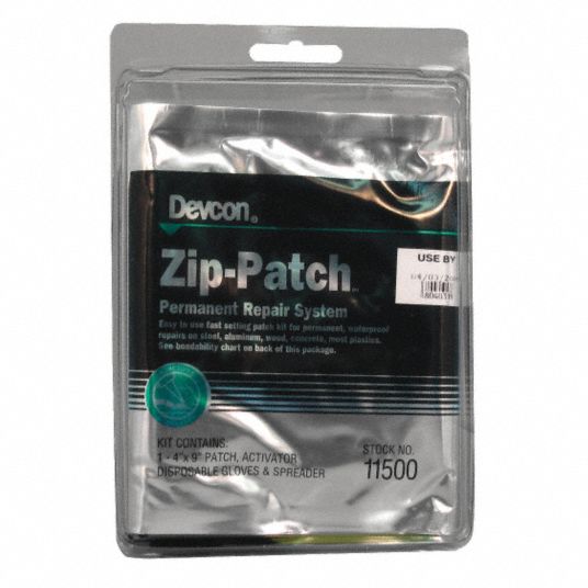 DEVCON 4 x 9 in Patch 2 Part Epoxy Patch with Temp. Range of Up to 200 ...
