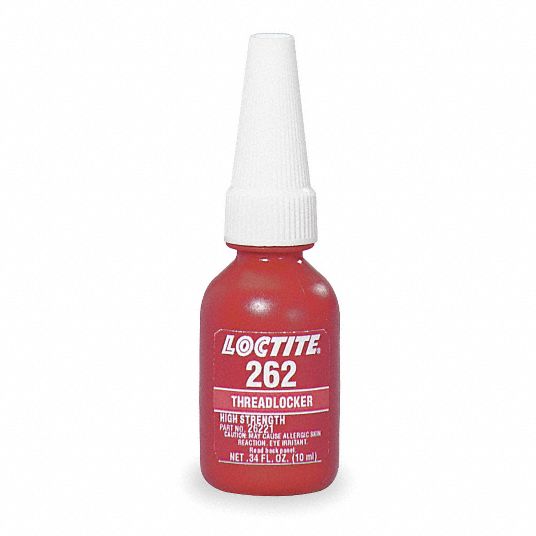 LOCTITE, 262, Red, High-Strength Threadlocker - 5E214|231926 - Grainger