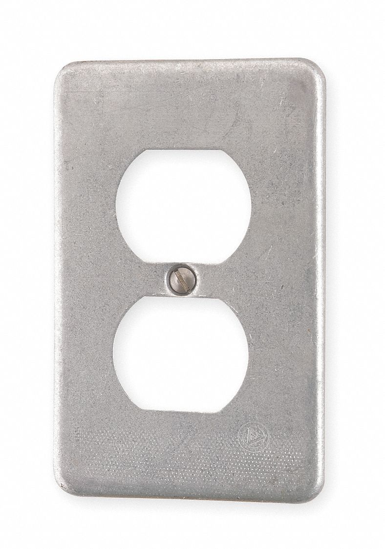 Conduit Outlet Box Steel Cover without Gasket - Grainger