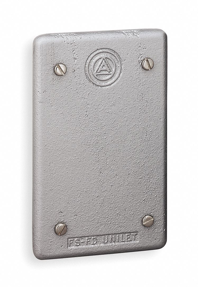 Aluminum Conduit Box Cast Cover with Gasket - Grainger