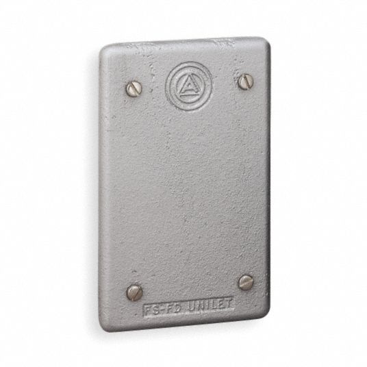 Aluminum Conduit Box Cast Cover with Gasket - Grainger