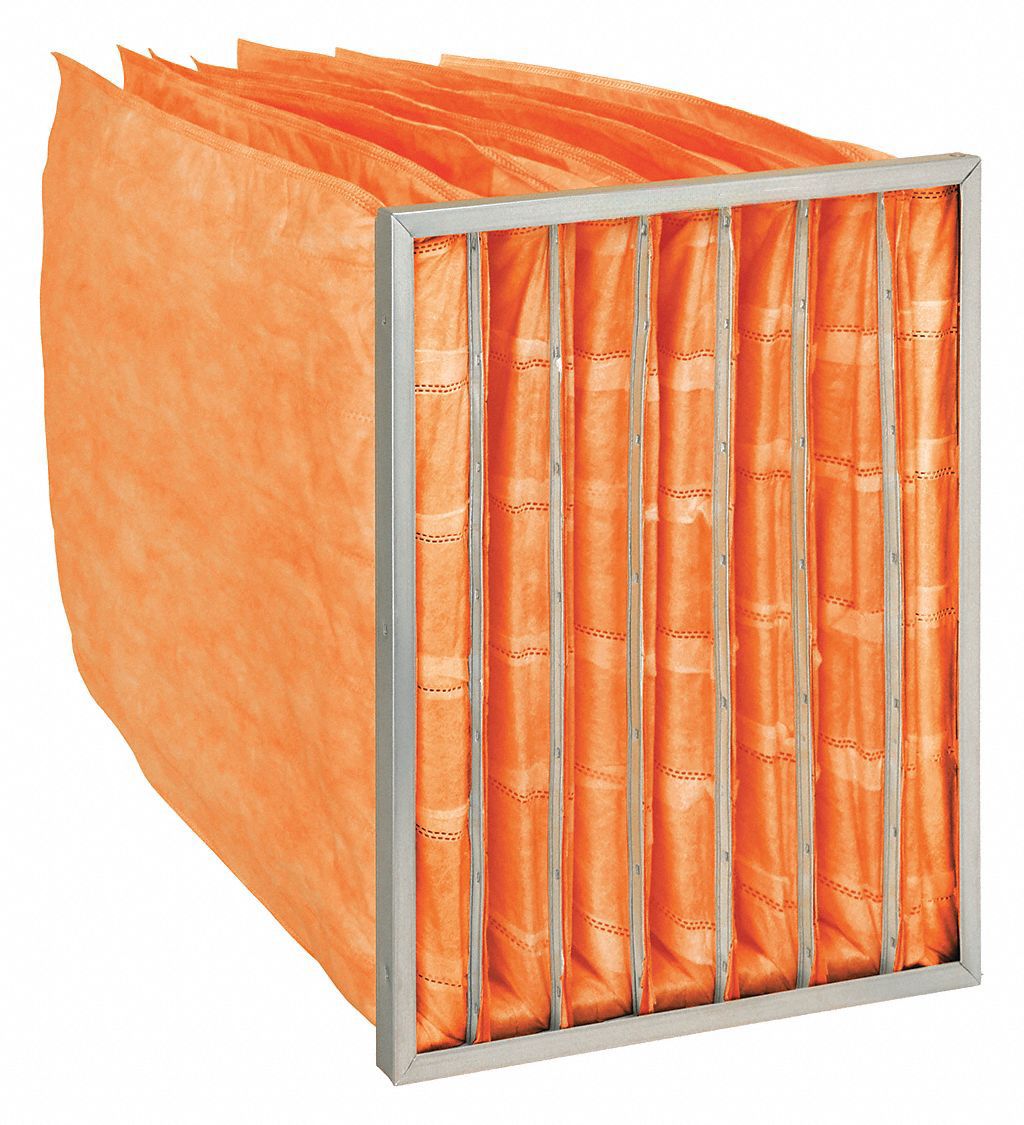 24x20x29 Nominal Filter Size, Orange, Pocket Air Filter - 5E859|5E859 ...