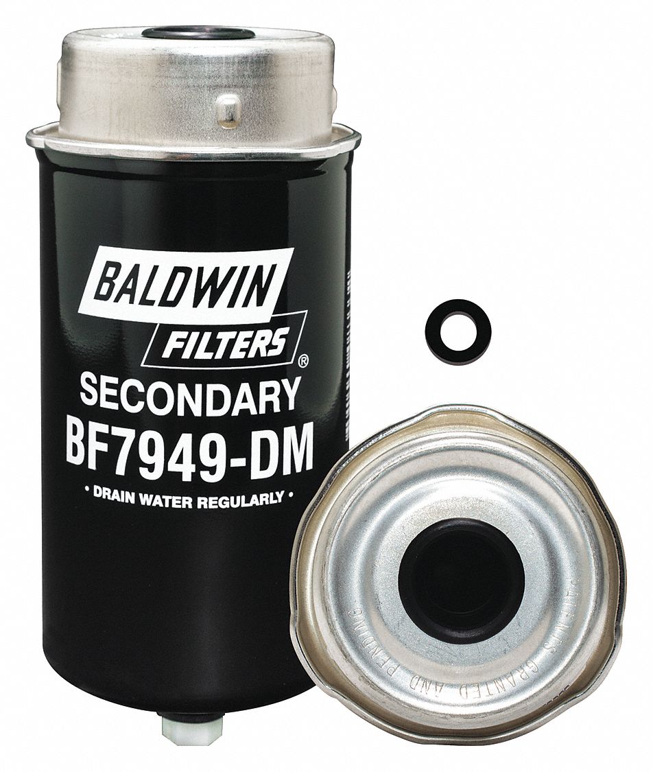 BALDWIN FILTERS, Cartridge, 7 3/8 in Overall Lg, Fuel Filter - 5ECX4 ...