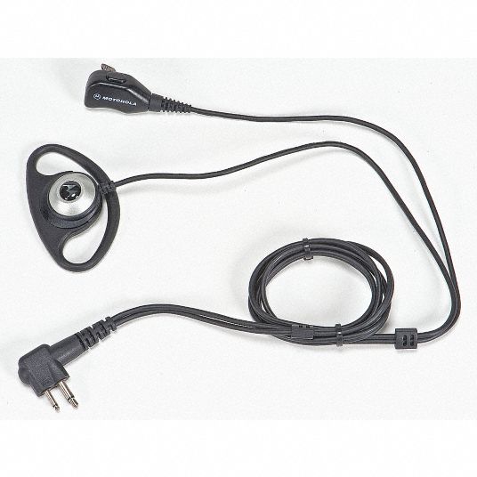 MOTOROLA, Fits Motorola, For BPR40/CP200d Series, Earpiece - 5EDD5 ...
