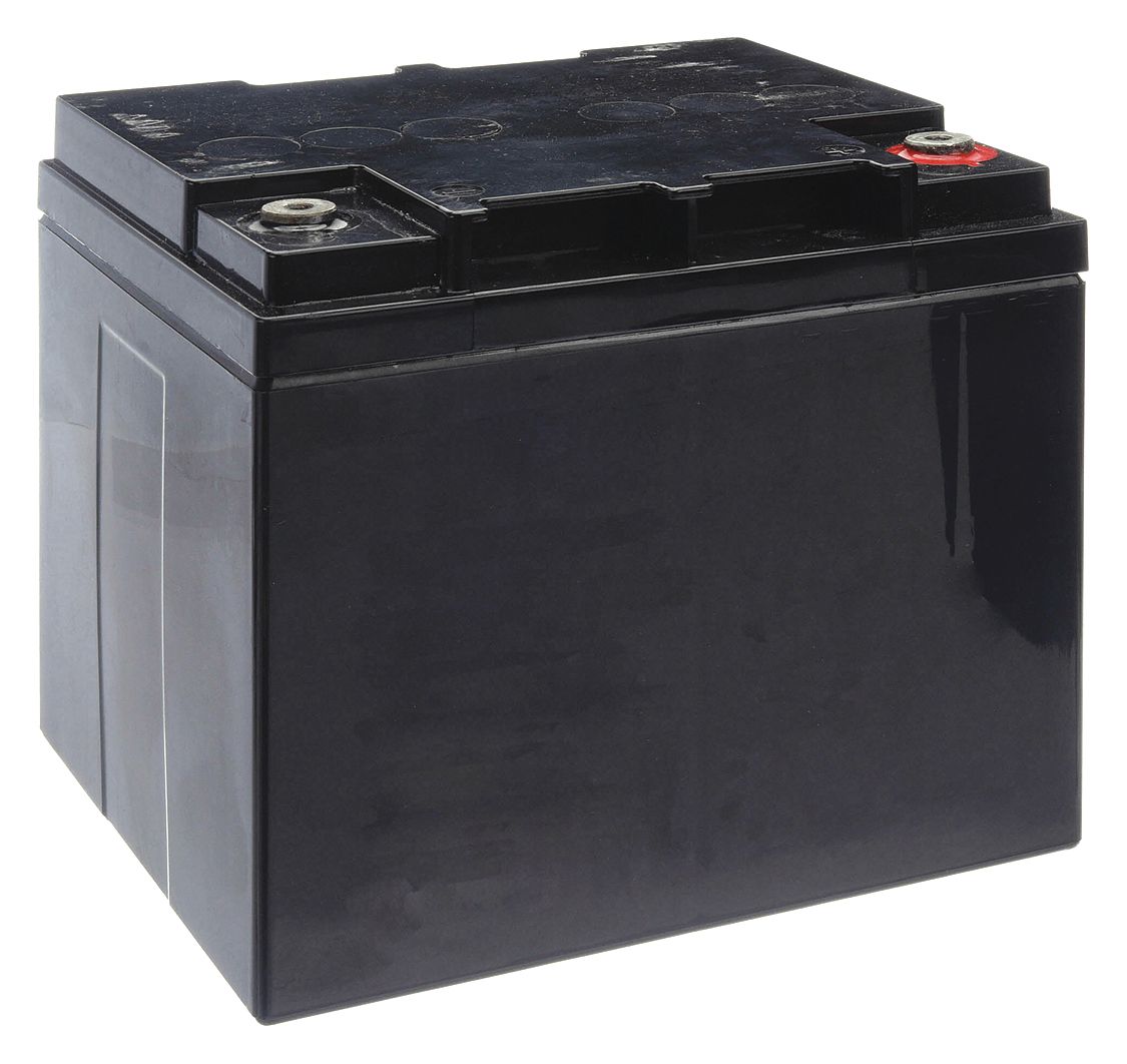 12V DC, Sealed Lead Acid Battery, 38Ah, Threaded Receptacle, 6.88 in ...